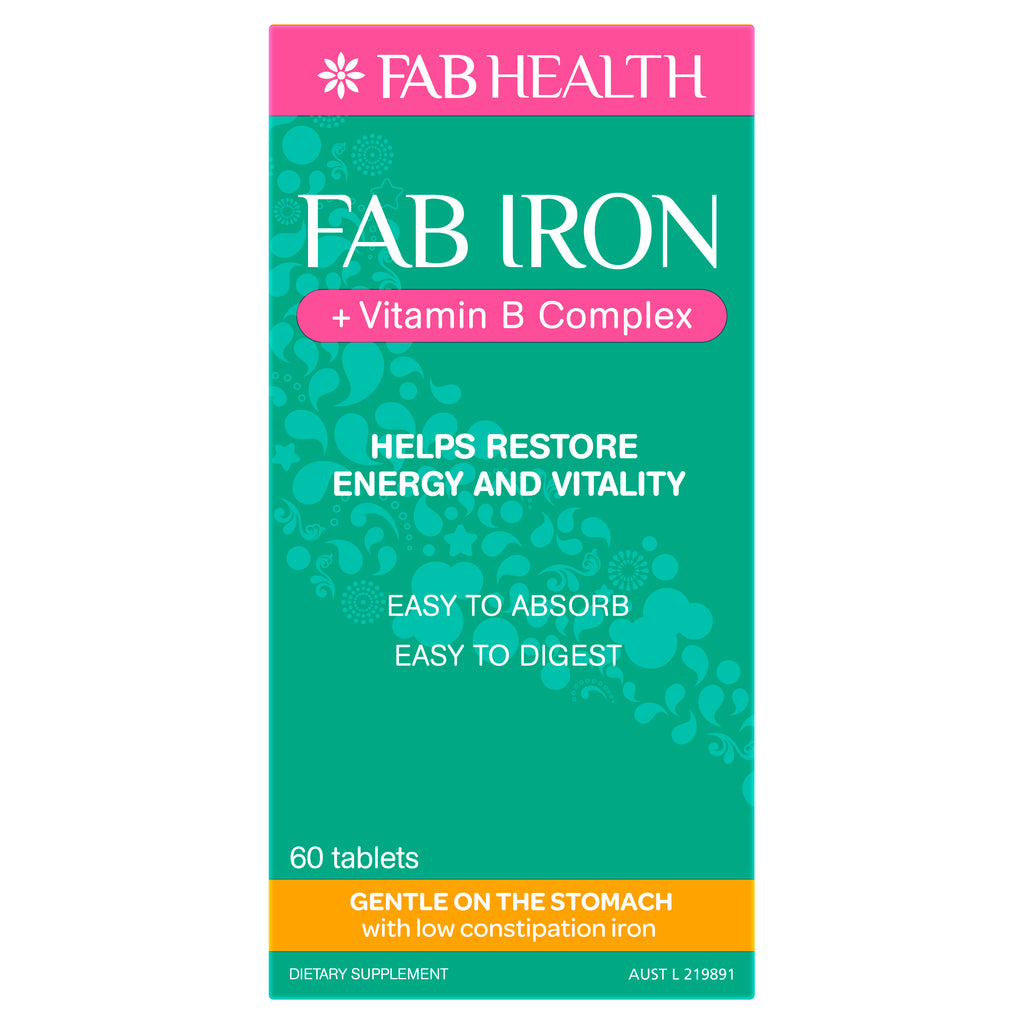 Fab Iron + Vitamin B Complex 60s