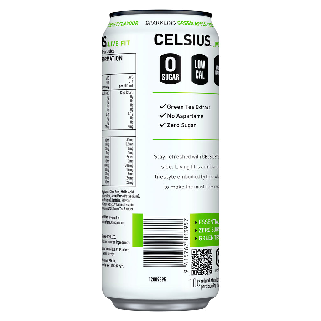 CELSIUS Green Apple Cherry 330ml