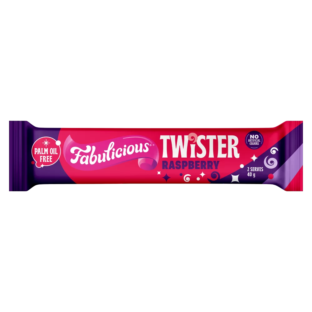 RJs Fabulicious Raspberry Twister 40g
