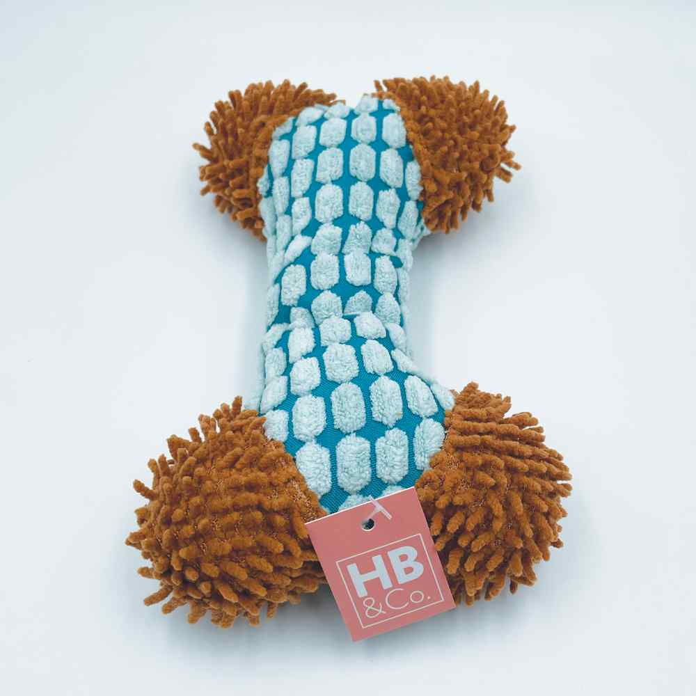 HB&Co Pet Plush Bone Toy 1ea