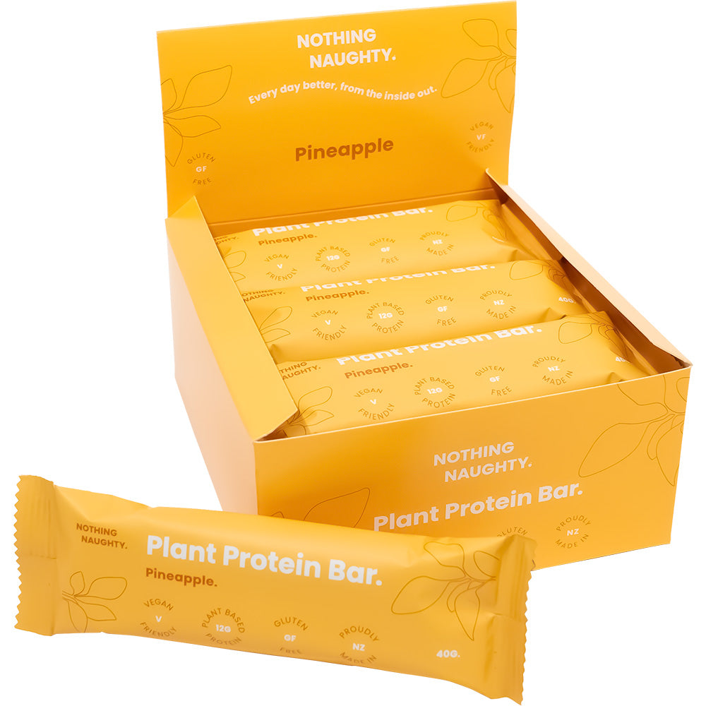 Nothing Naughty Plant Protein Bar 40 g - Pineapple