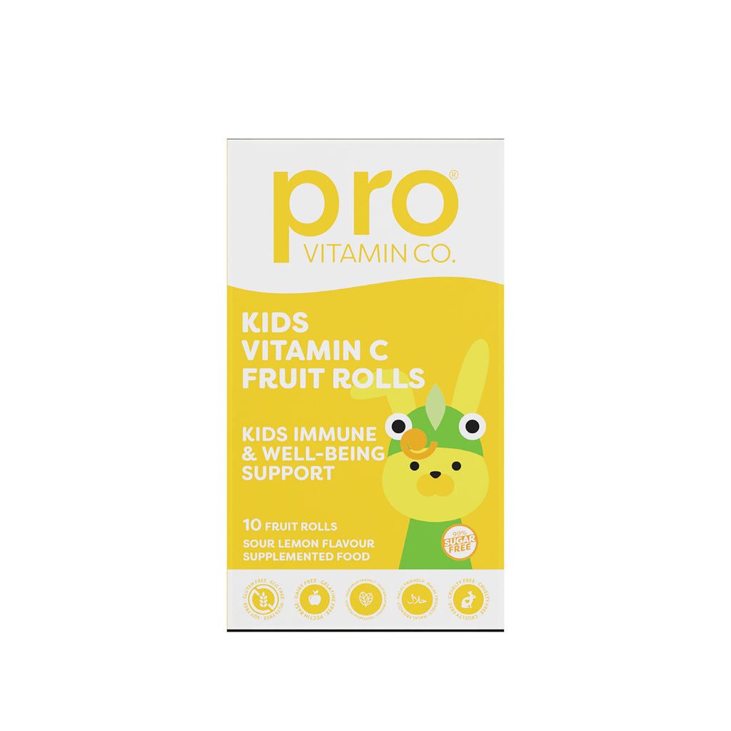 Pro Vitamin Co. Kids Sugar Free Vitamin C Fruit Rolls 10s