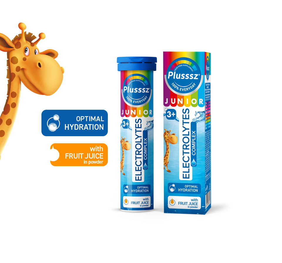 PLUSSSZ Electrolytes Junior Effervescent Tabs 20pk