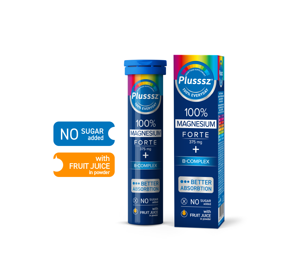 PLUSSSZ Magnesium Forte Effervescent Tabs 20pk