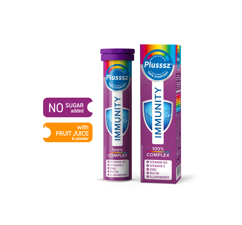 PLUSSSZ Immunity Effervescent Tabs 20pk
