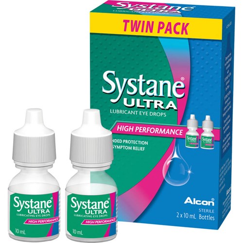 Systane Ultra Eye Drops 10ml 2pk