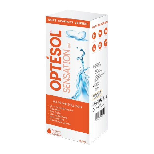 OPTESOL Sensation All In One Solution Soft Lenses 360ml