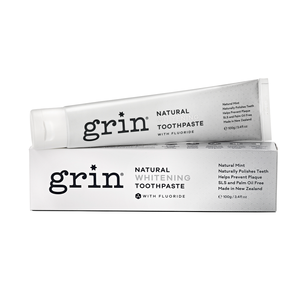 Grin Natural Whitening Toothpaste with Fluoride 100 g