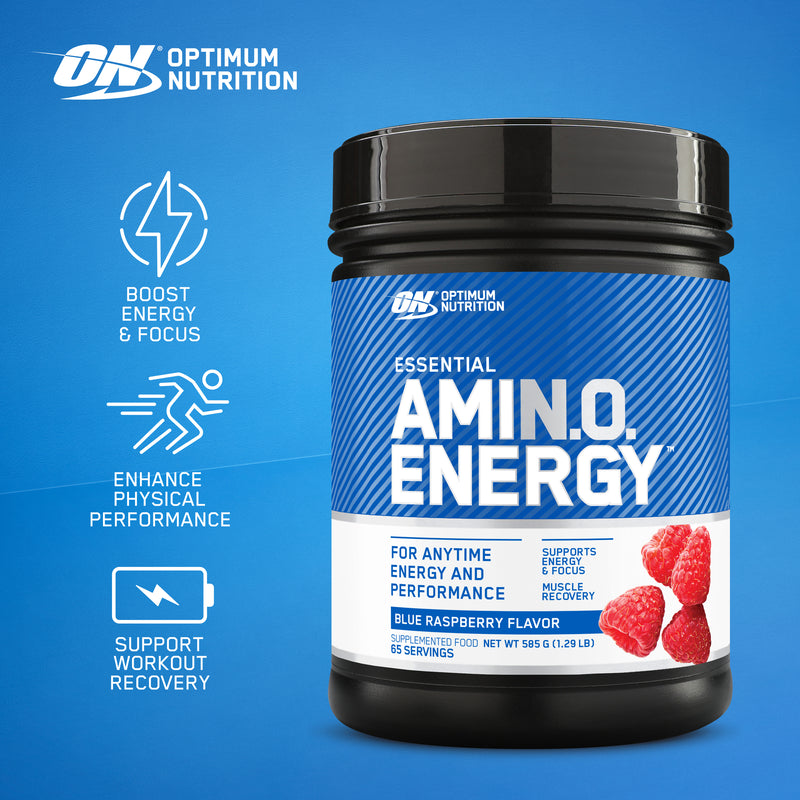 Optimum Nutrition Amino Energy Blue Raspberry 65 Serve 585g