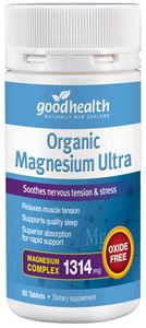 Good Health Organic Magnesium Ultra 60 Tablets