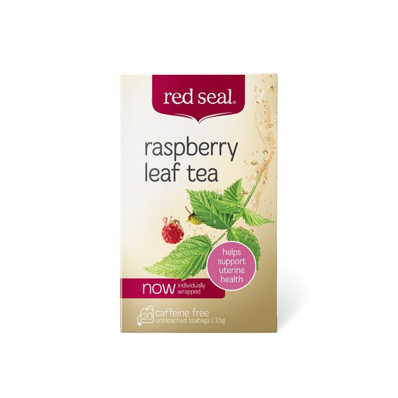 Red Seal Raspberry Leaf Tea with Rose 20 Pack