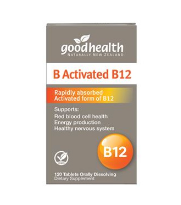 Good Health B Activated B12 Dissolvable 120 Tablets